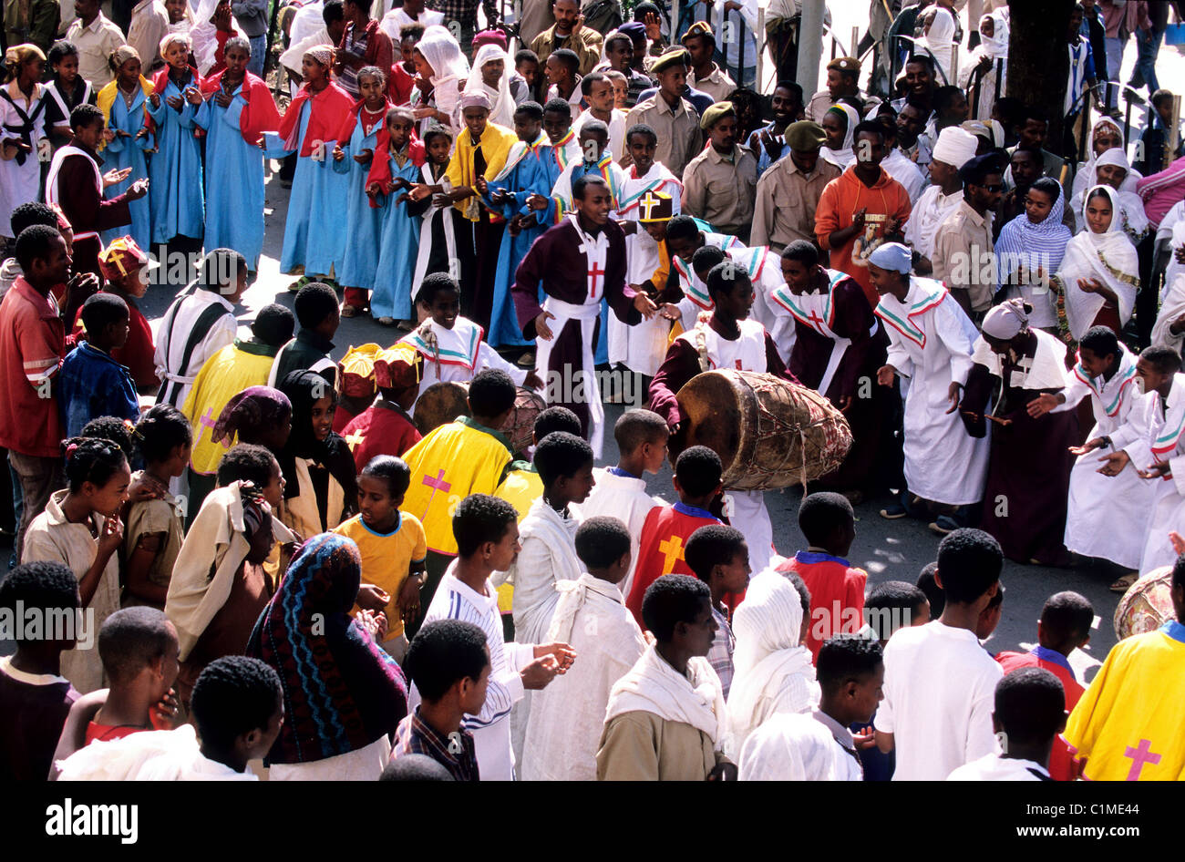 Ethiopia, Gondar, the celebration of Timkat (Epiphany Stock Photo - Alamy