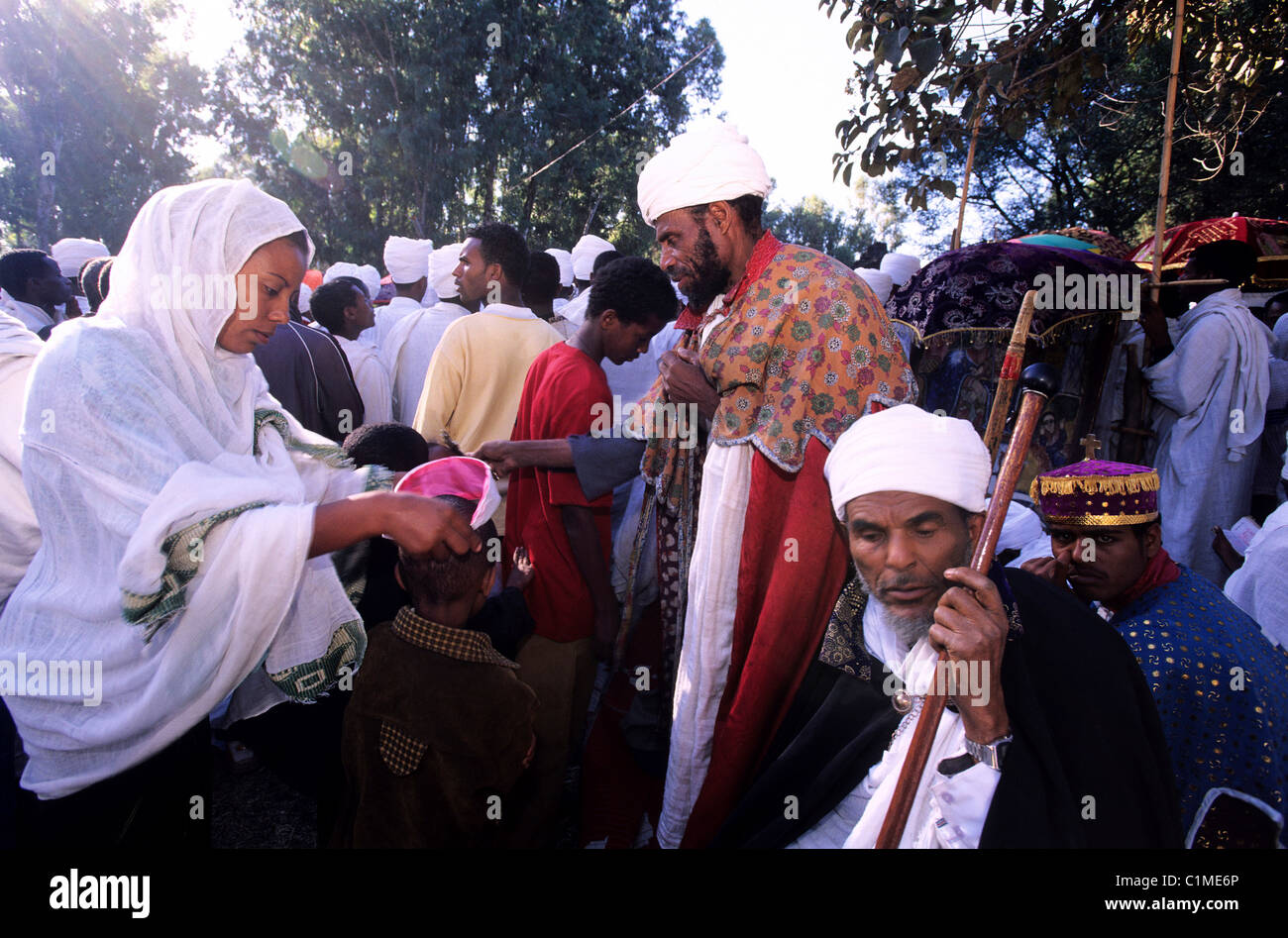 Ethiopia, Gondar, the celebration of Timkat (Epiphany Stock Photo - Alamy