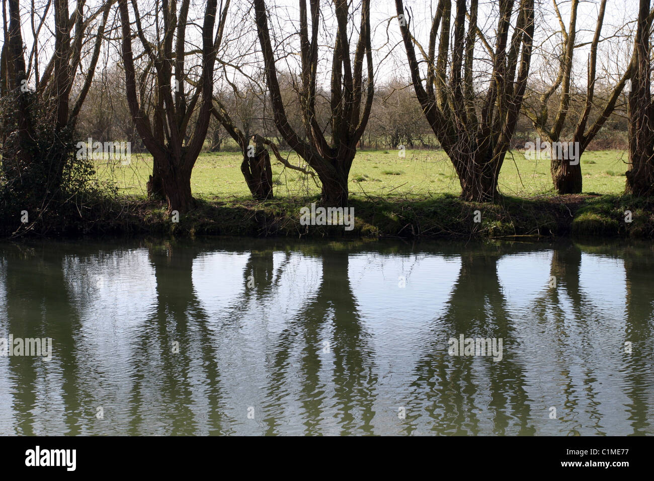 Tranquil river thames reflection hi-res stock photography and images ...