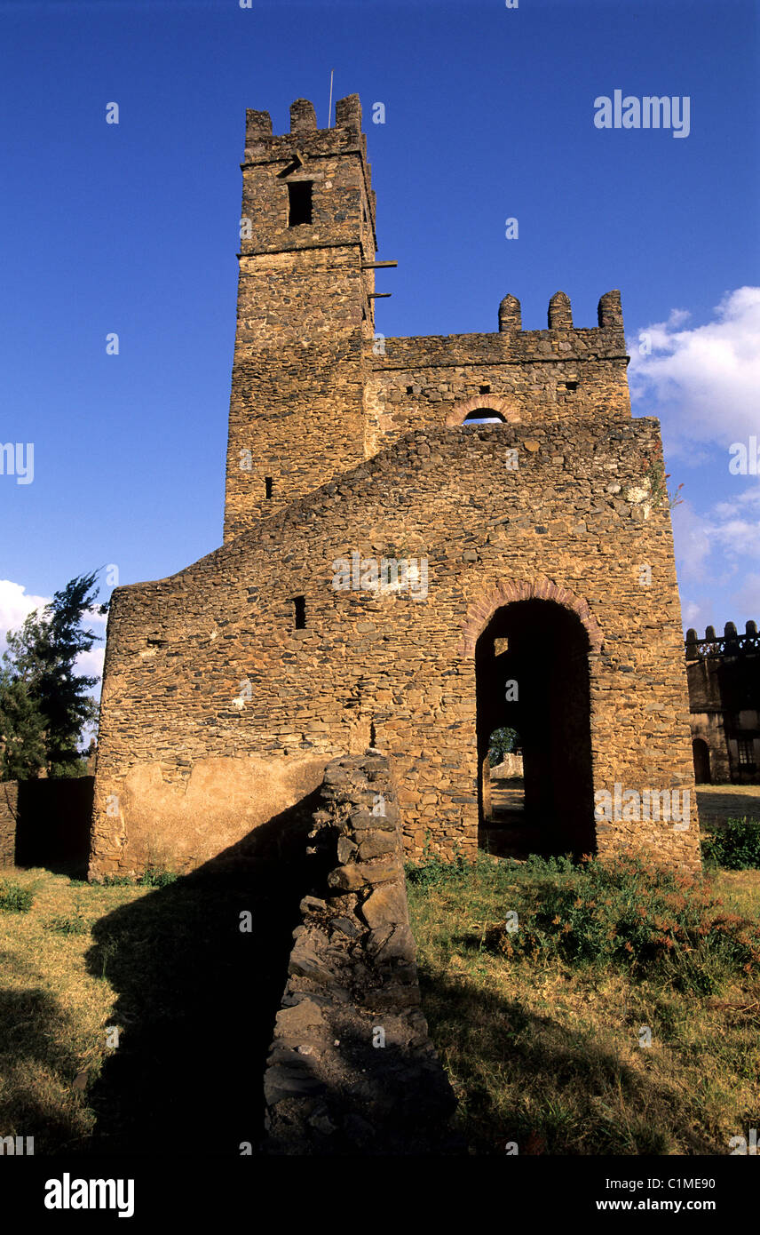 Ethiopia, Gondar, castle of the ancient Fasil Ghebbi Stock Photo - Alamy