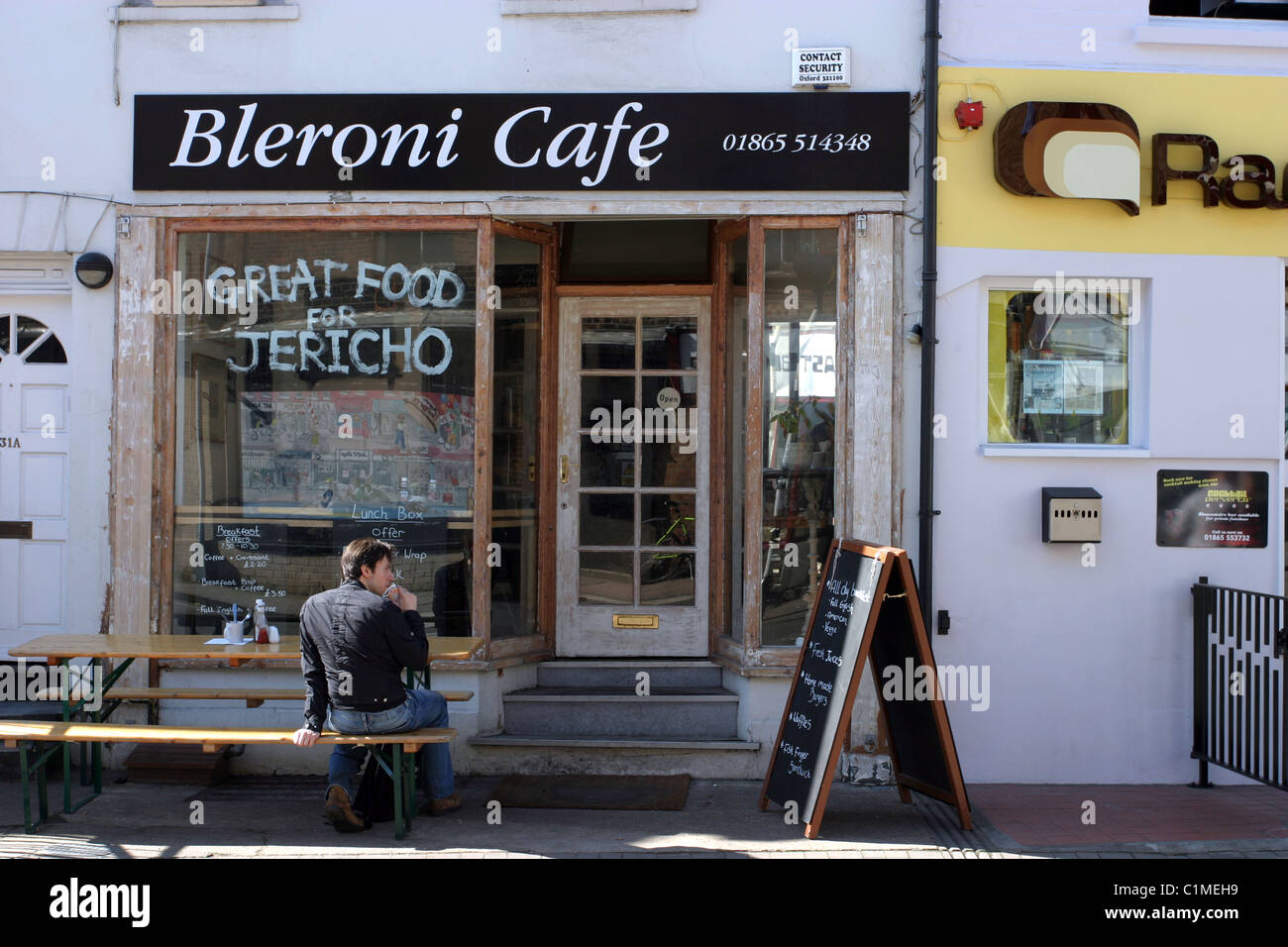 Bleroni Cafe, Jericho, Oxford Stock Photo - Alamy