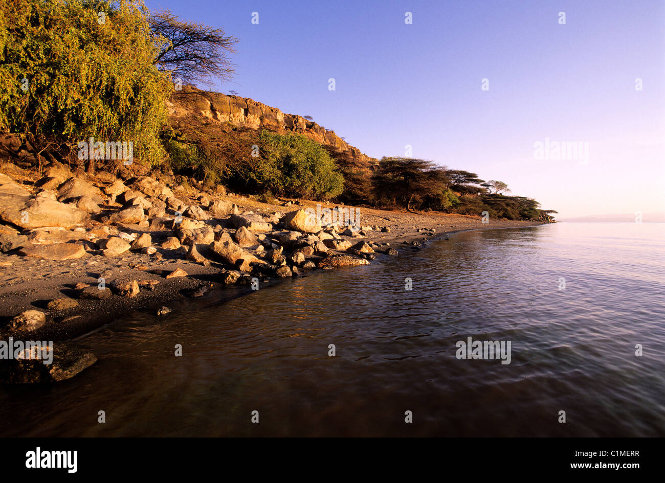 Ethiopia, the Rift valley, the lake Langano Stock Photo - Alamy