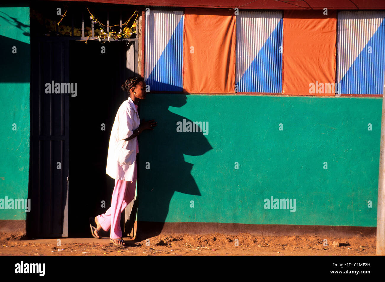 Ethiopia, the South, the village of Yabelo in the Borena country Stock ...