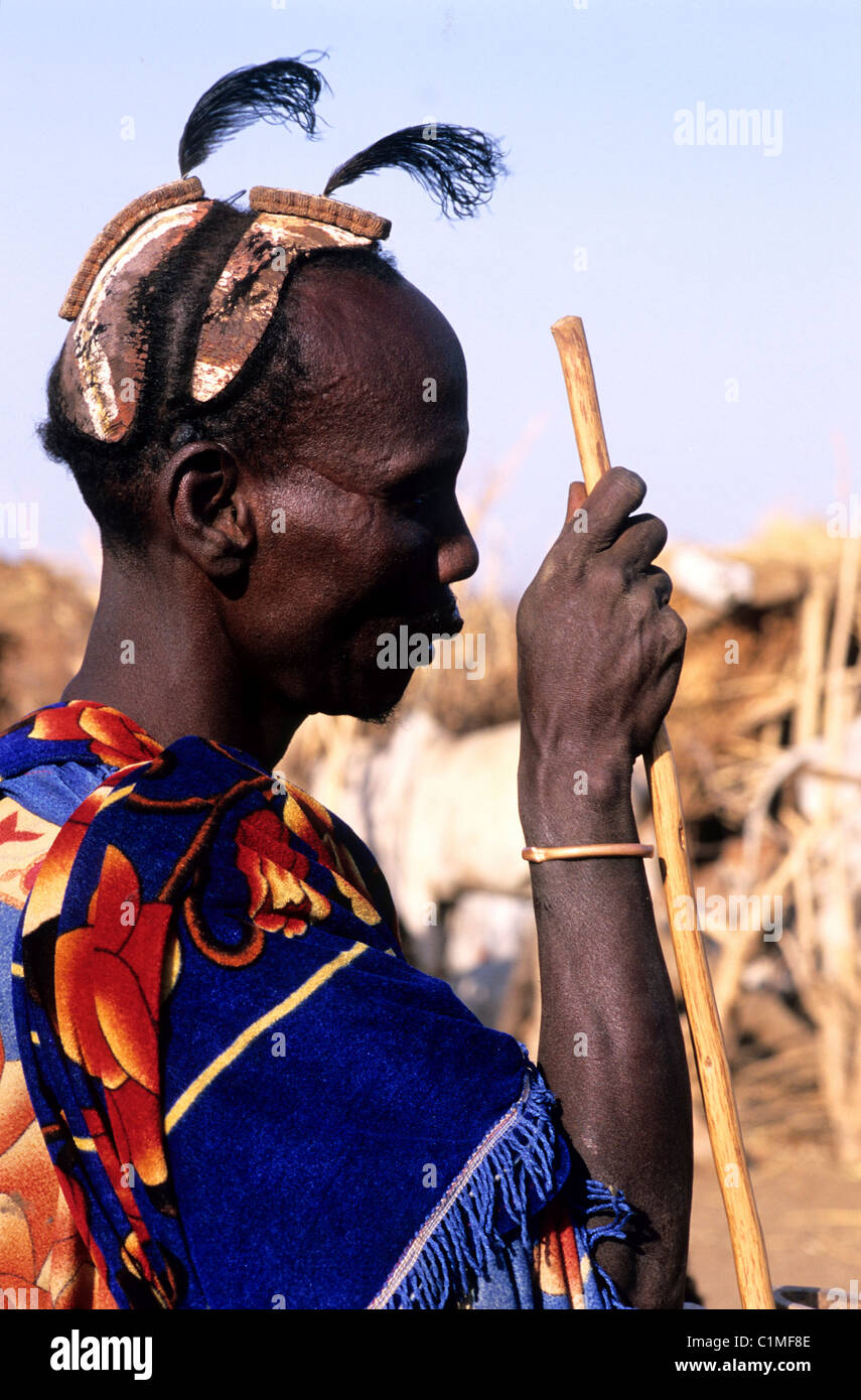 Ethiopia, Omo valley, man of the Dassanech tribe Stock Photo - Alamy