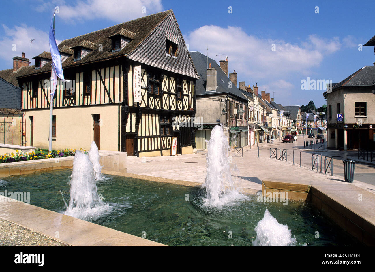 France, Cher, Sologne, Aubigny sur Nere Stock Photo - Alamy