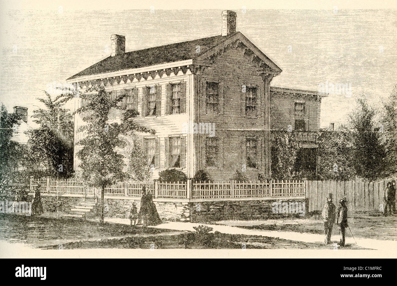 Lincoln house springfield hi-res stock photography and images - Alamy