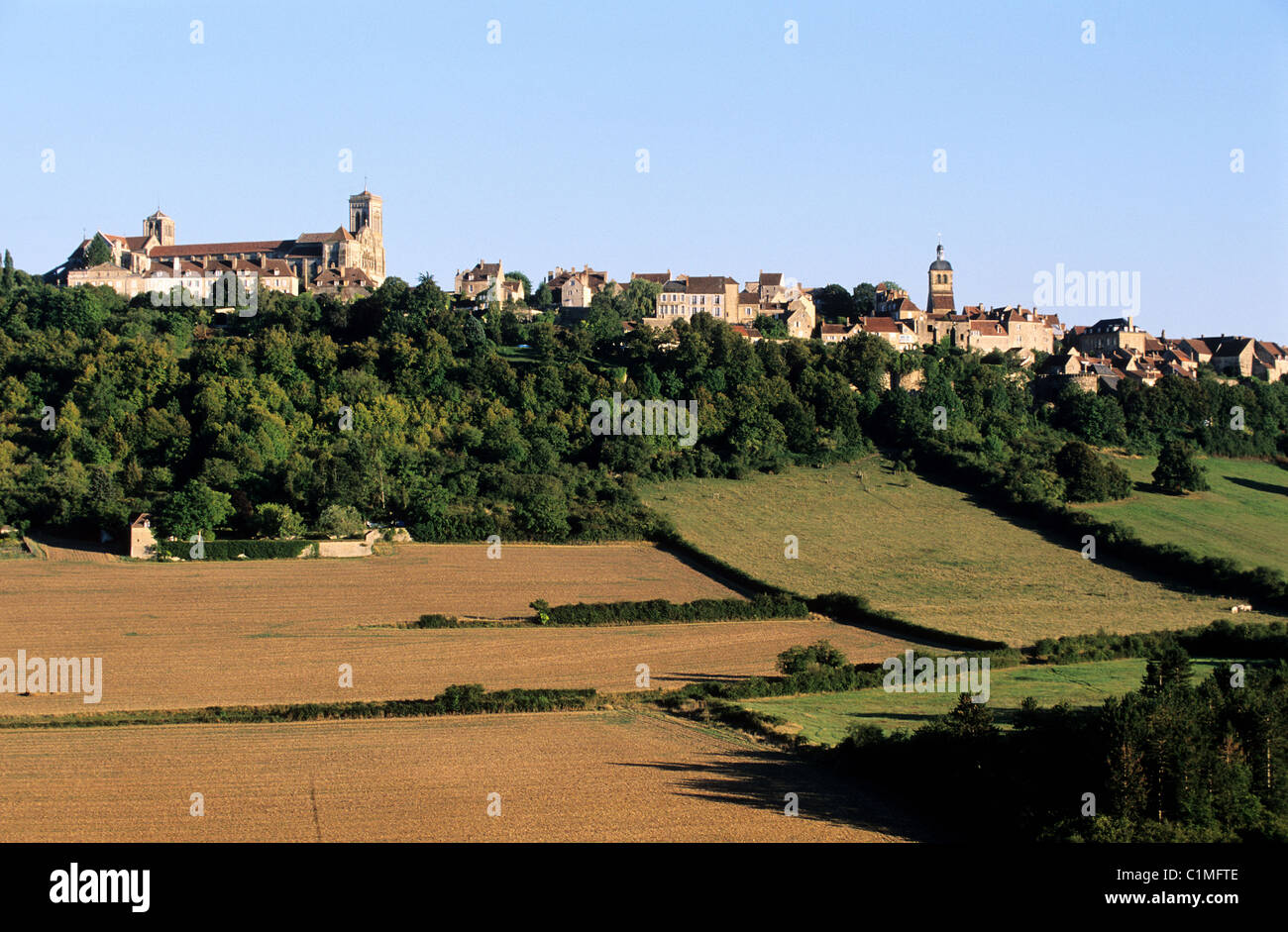 France Yonne Vezelay village labelled Les Plus Beaux Villages de France ...