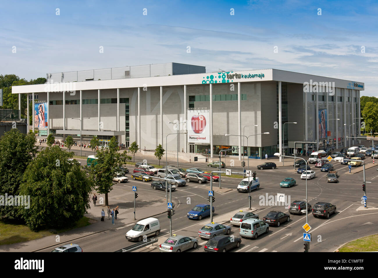 Shopping center Kaubamaja in Tartu, Estonia Stock Photo - Alamy