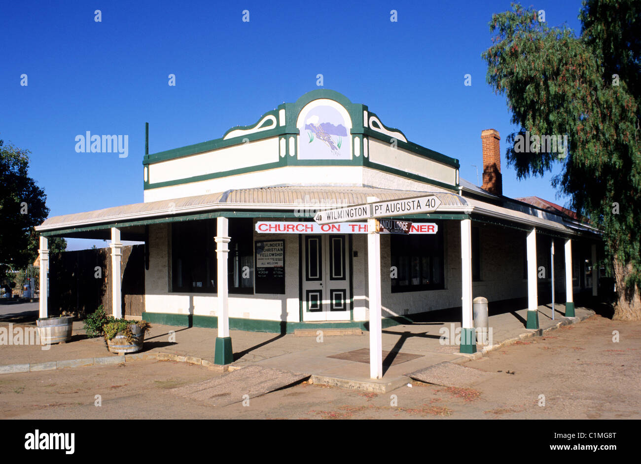 Australia, South Australia, Flinders Ranges, Quorn, house of 19 th ...