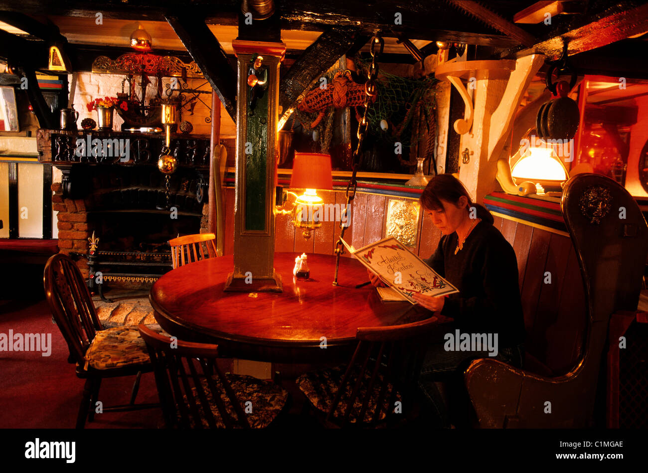 United Kingdom, Cornwall, Penzance, Admiral Benbow pub Stock Photo - Alamy