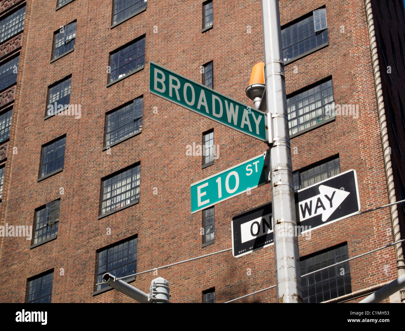 Broadway signs, New York City Stock Photo - Alamy