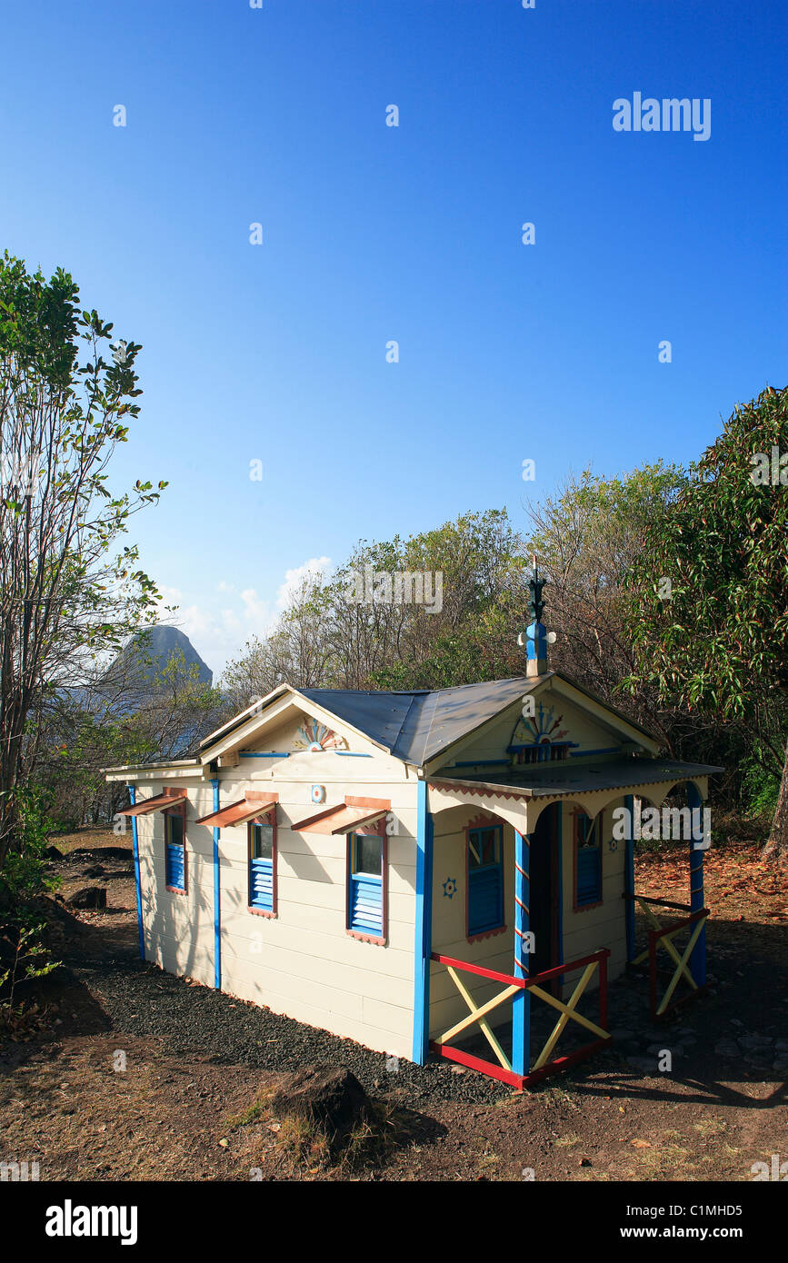 France, Martinique (French West Indies), Anse Cafard, Maison du Bagnard ...