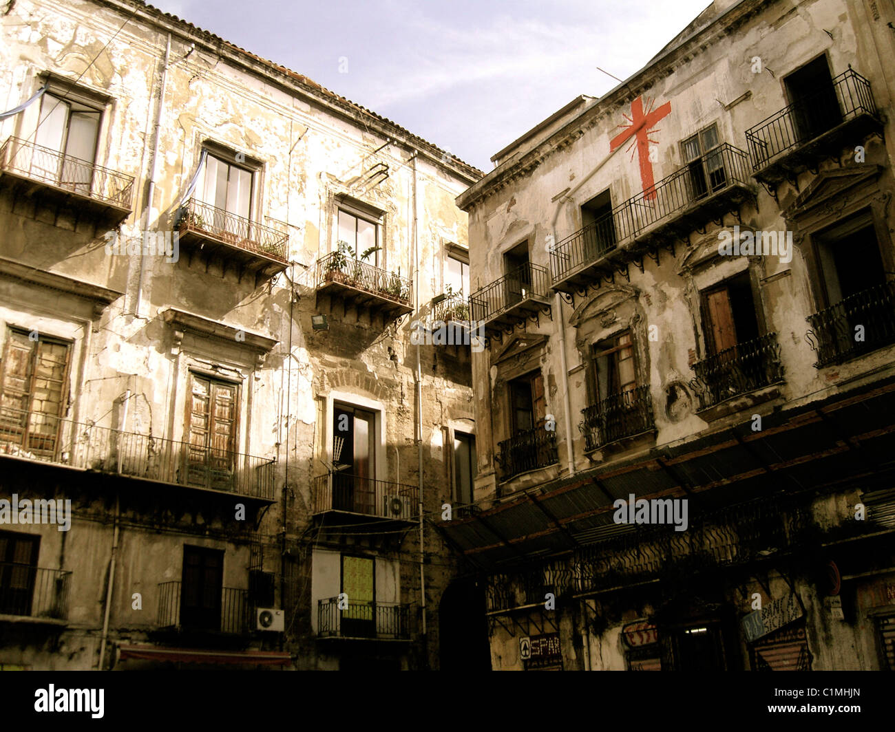 Building Palermo Sicily Italy Stock Photo - Alamy