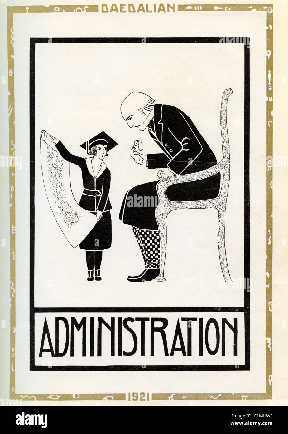 Administration cartoon hi-res stock photography and images - Alamy