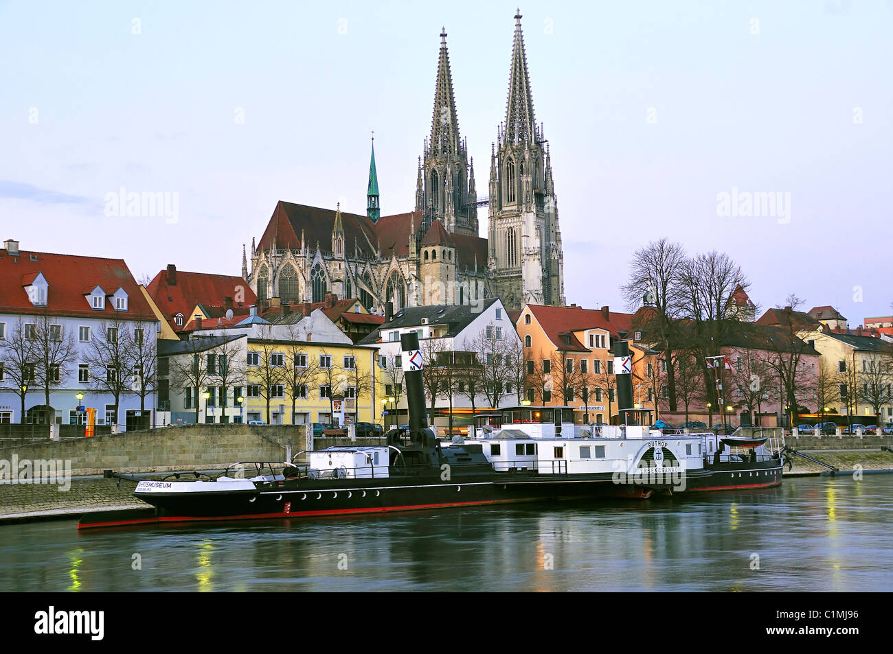 Regensburg at danube river hi-res stock photography and images - Alamy