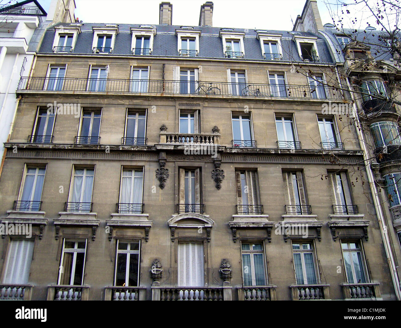 Street, houses, house front, Paris, France Stock Photo - Alamy