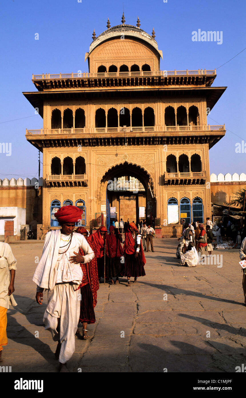 India, Uttar Pradesh state, Vrindavan, Krishna's city, Rangaji Temple ...