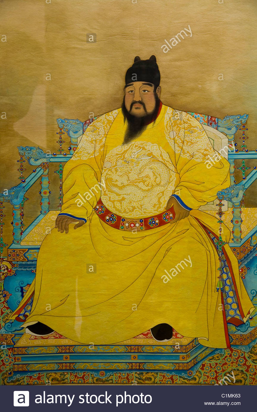 Chinese Emperor Painting Stock Photos & Chinese Emperor Painting Stock ...