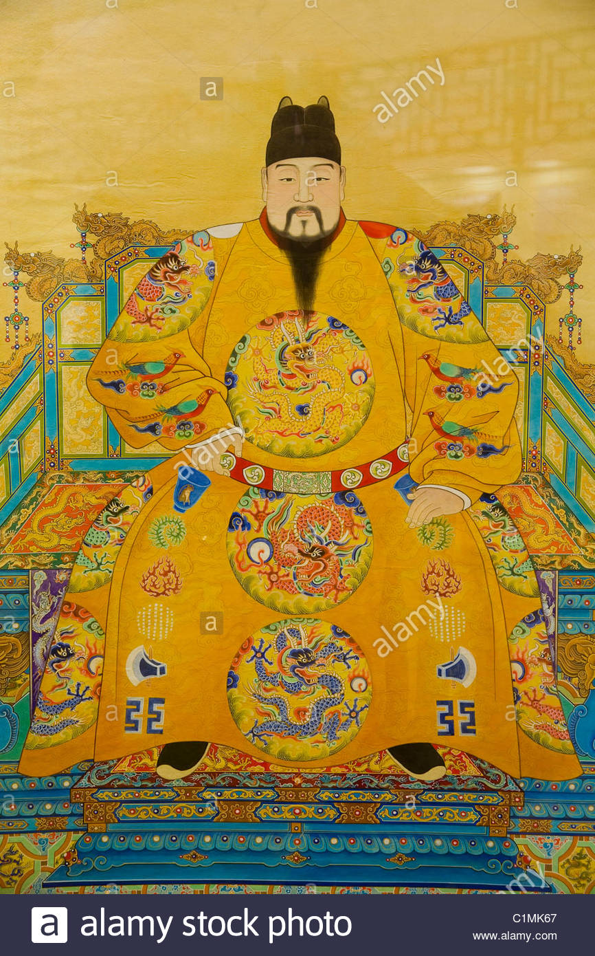 Chinese Emperor Painting Stock Photos & Chinese Emperor Painting Stock ...