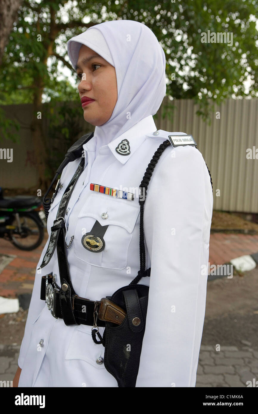 Police uniform malaysian hi-res stock photography and images - Alamy