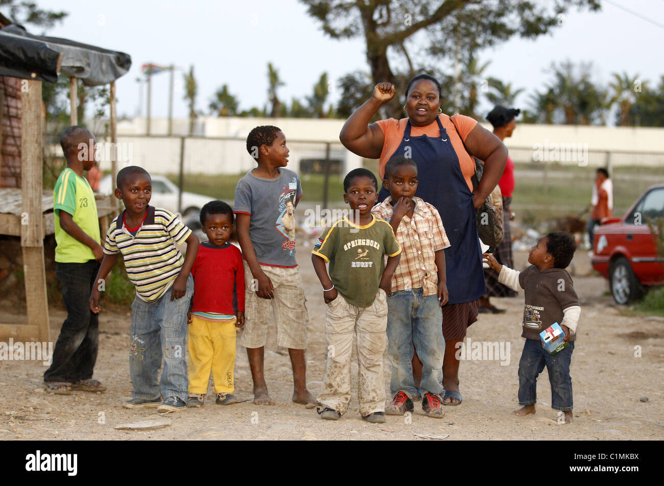 AFRICAN BOYS LINE UP TO START RACE KWANOKUTHULA TOWNSHIP SOUTH AFRICA ...