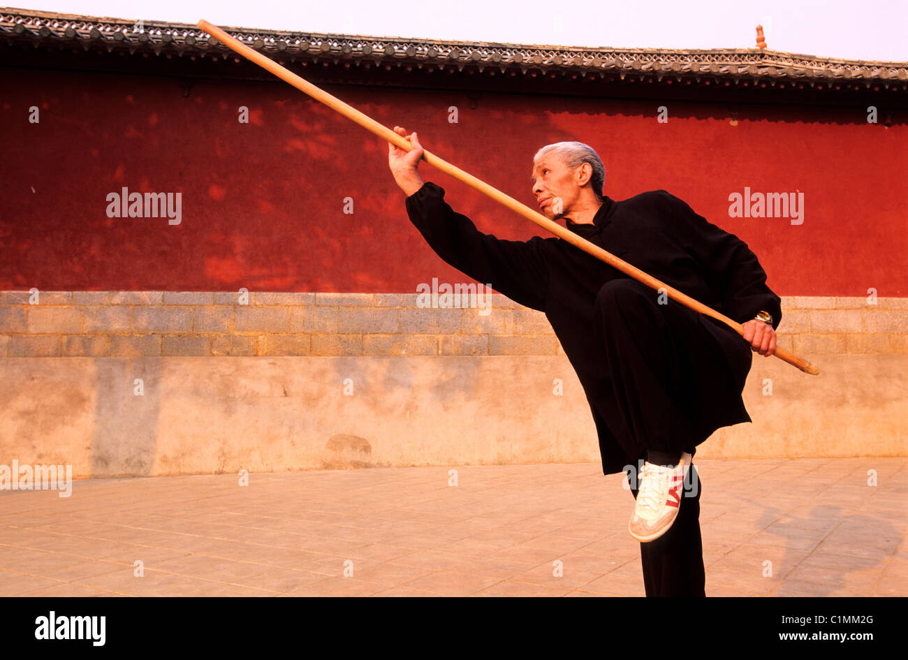 China, Yunnan province, Jianshui, Confucius temple, martial arts Stock ...