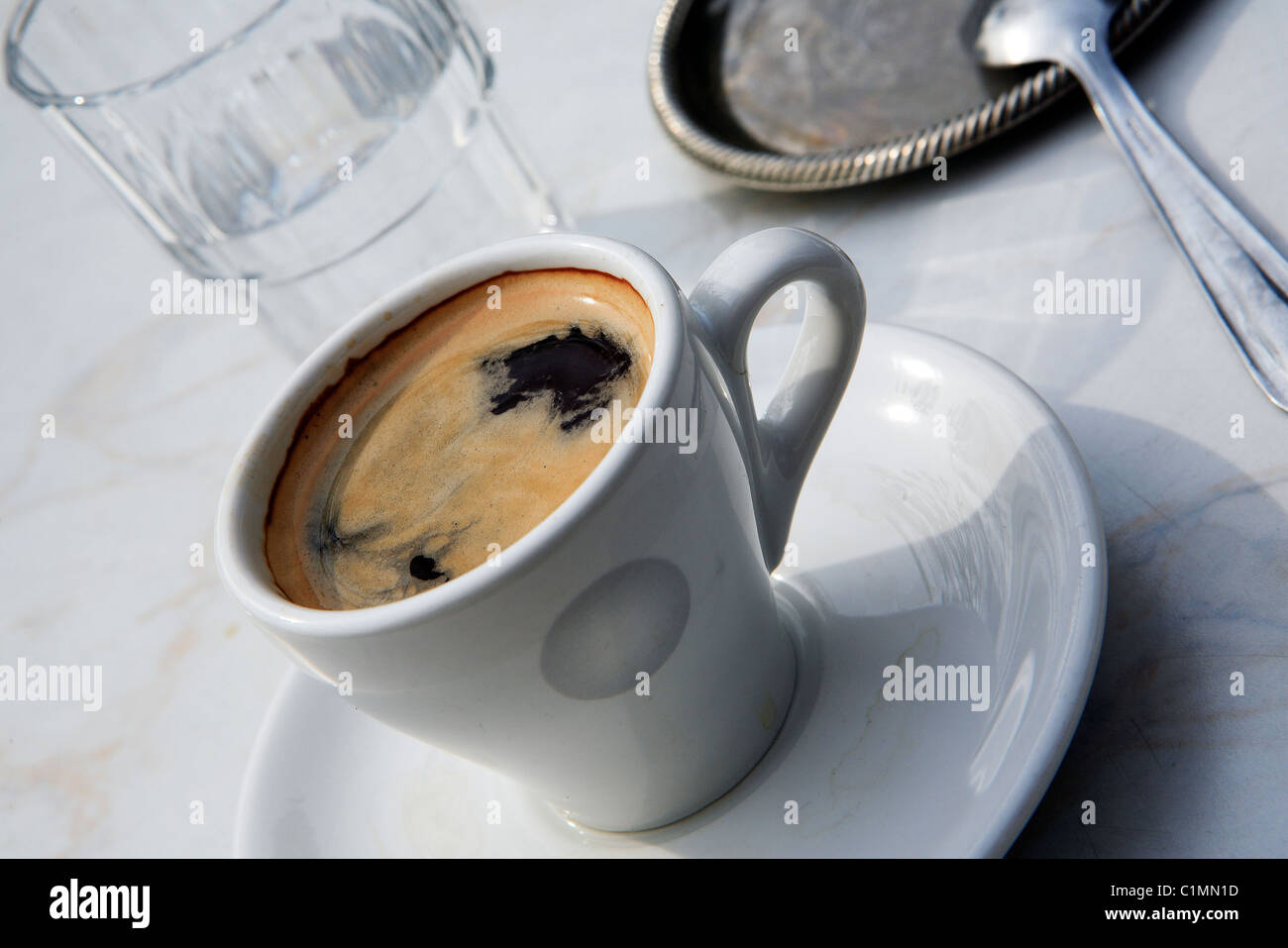 France, Paris, cup of coffee Stock Photo - Alamy