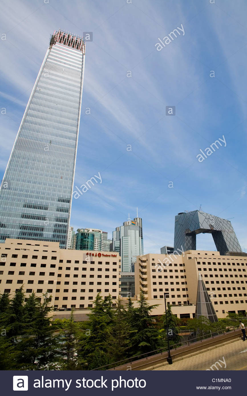 China World Trade Center Tower 3 Stock Photos & China World Trade ...