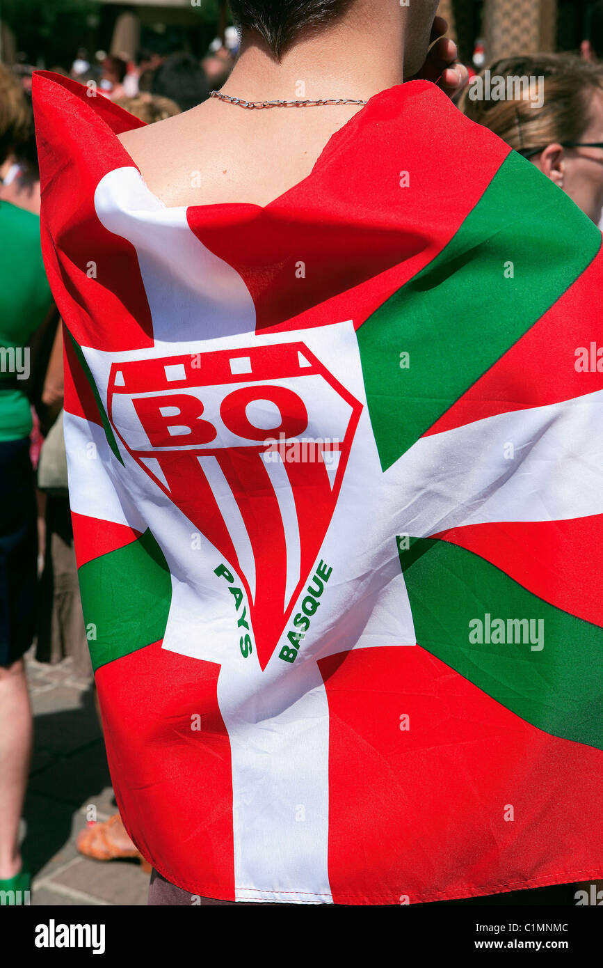France pyrenees atlantiques biarritz flag hi-res stock photography and ...