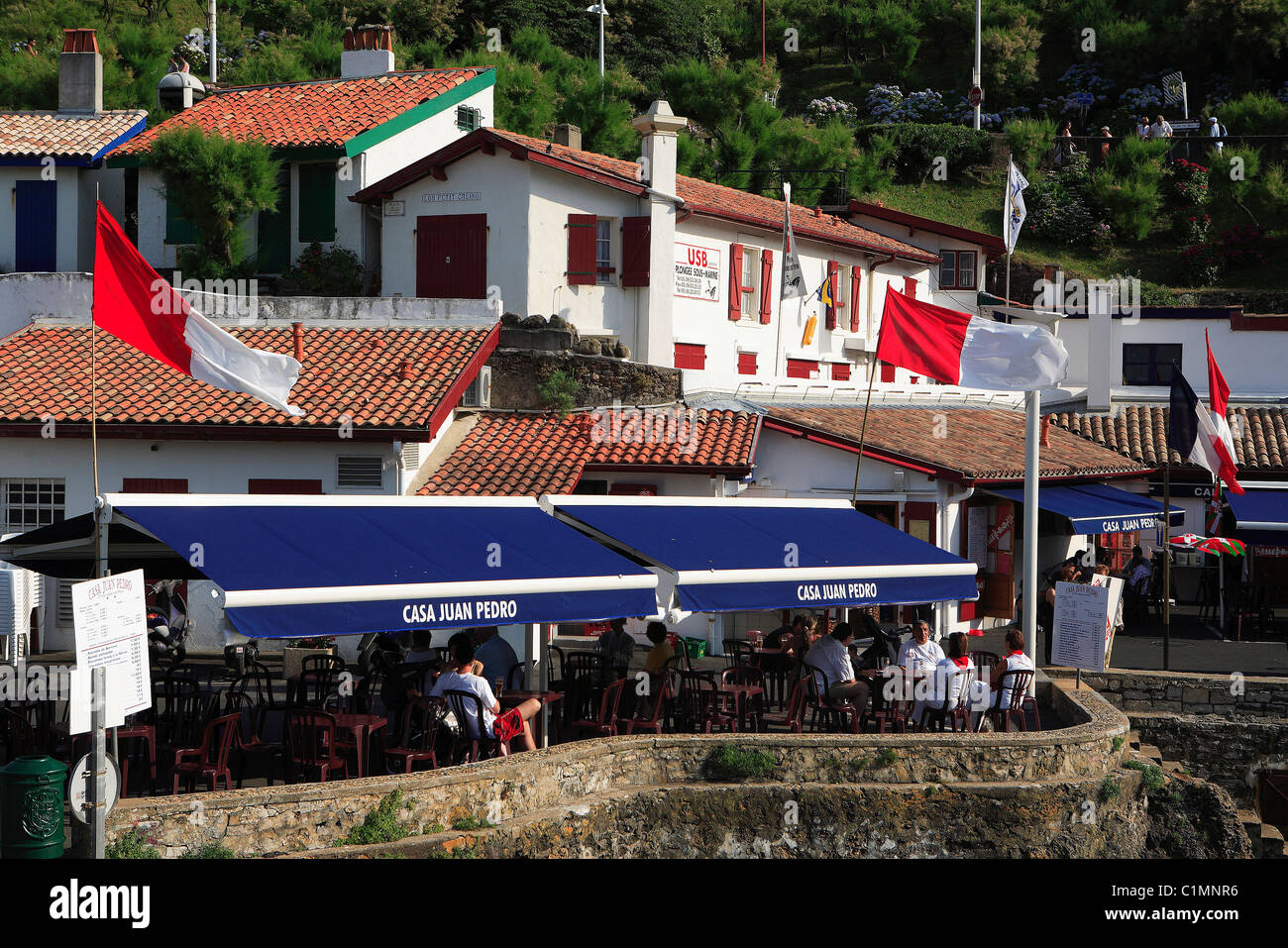 France pyrenees atlantiques biarritz flag hi-res stock photography and ...