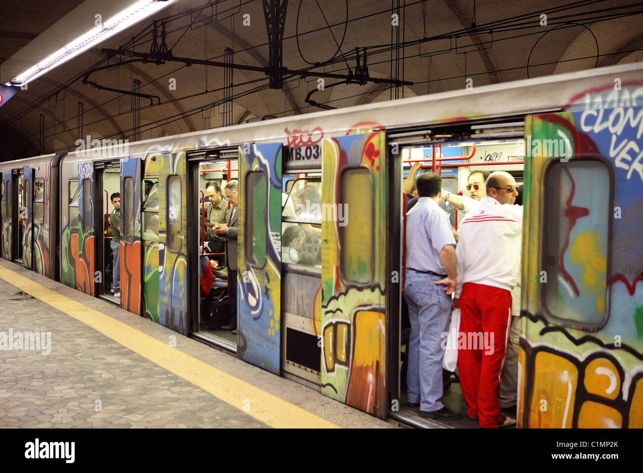 Italy, Lazio, Rome, the subway Stock Photo - Alamy