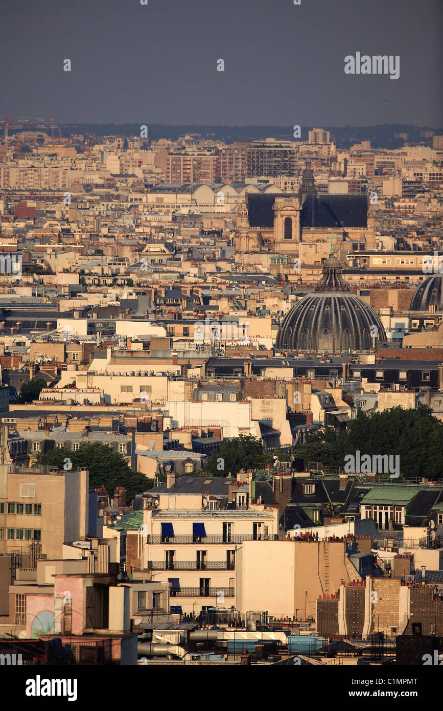 Overview Paris France Twilight High Resolution Stock Photography and ...