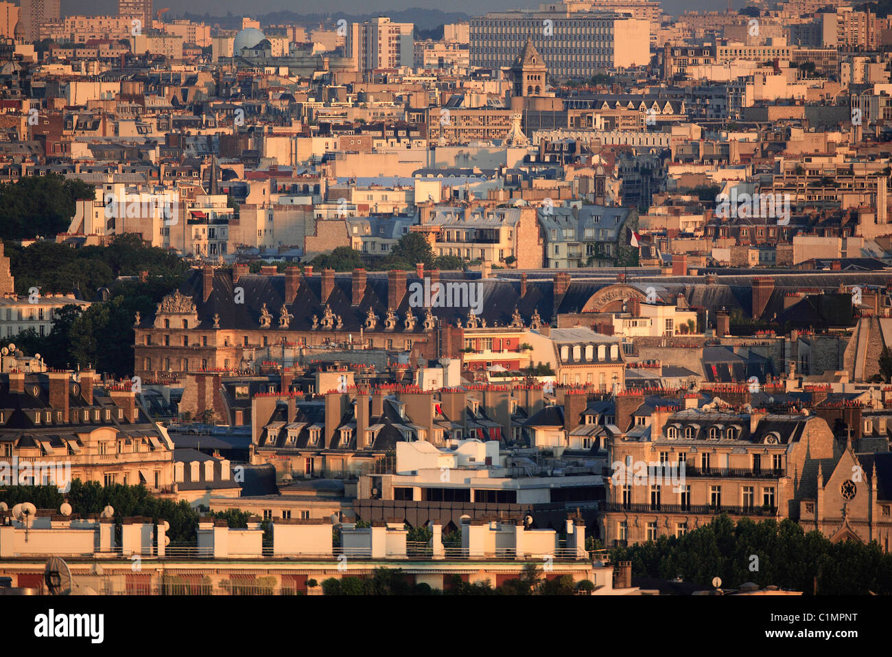 France, Paris, overview of the city Stock Photo - Alamy