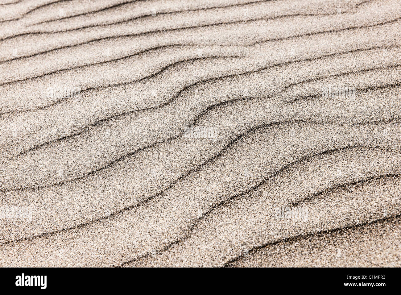 Natural background of sand in ripple wave pattern Stock Photo - Alamy