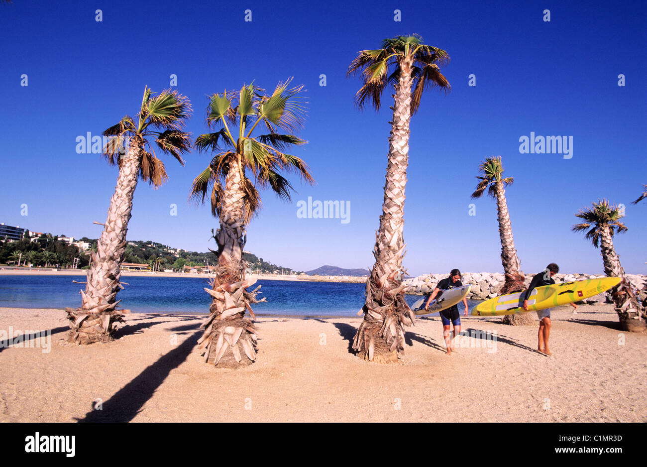 France, Var, Toulon, Cap Brun, beach of Morillon Stock Photo - Alamy