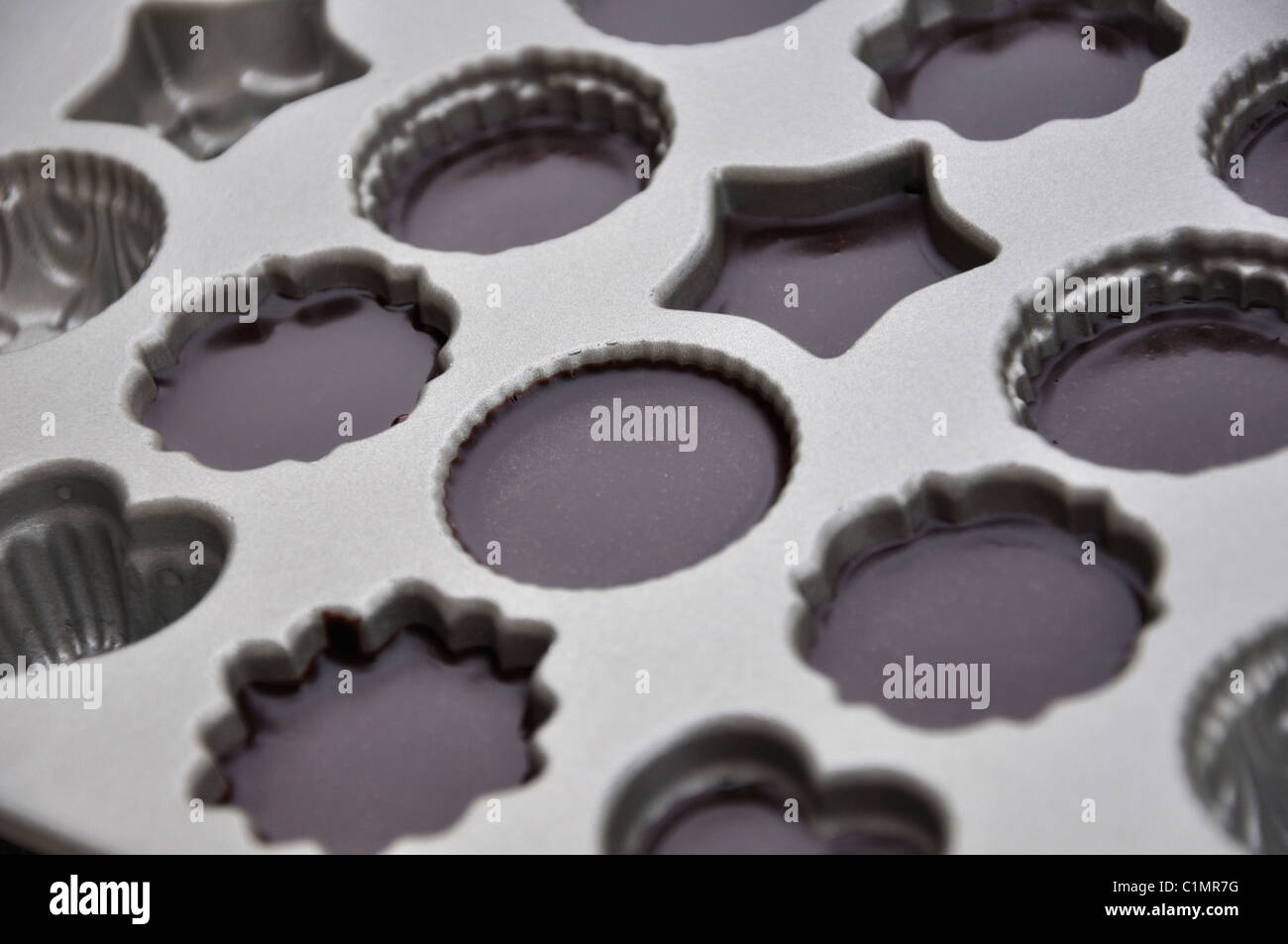 Homemade chocolate making process Stock Photo - Alamy