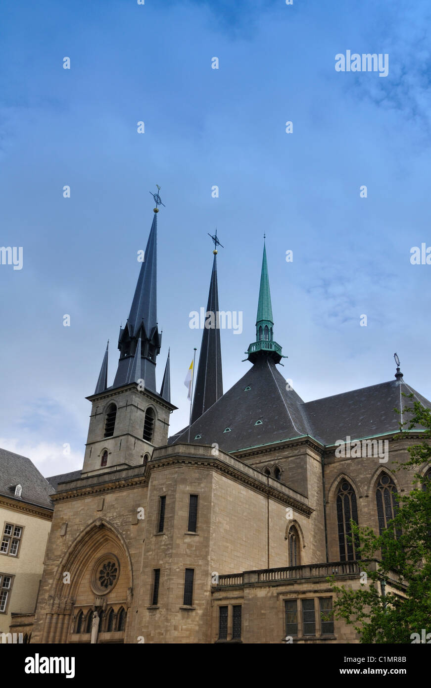 Notre-Dame Cathedral, Luxembourg City, Luxembourg Stock Photo - Alamy