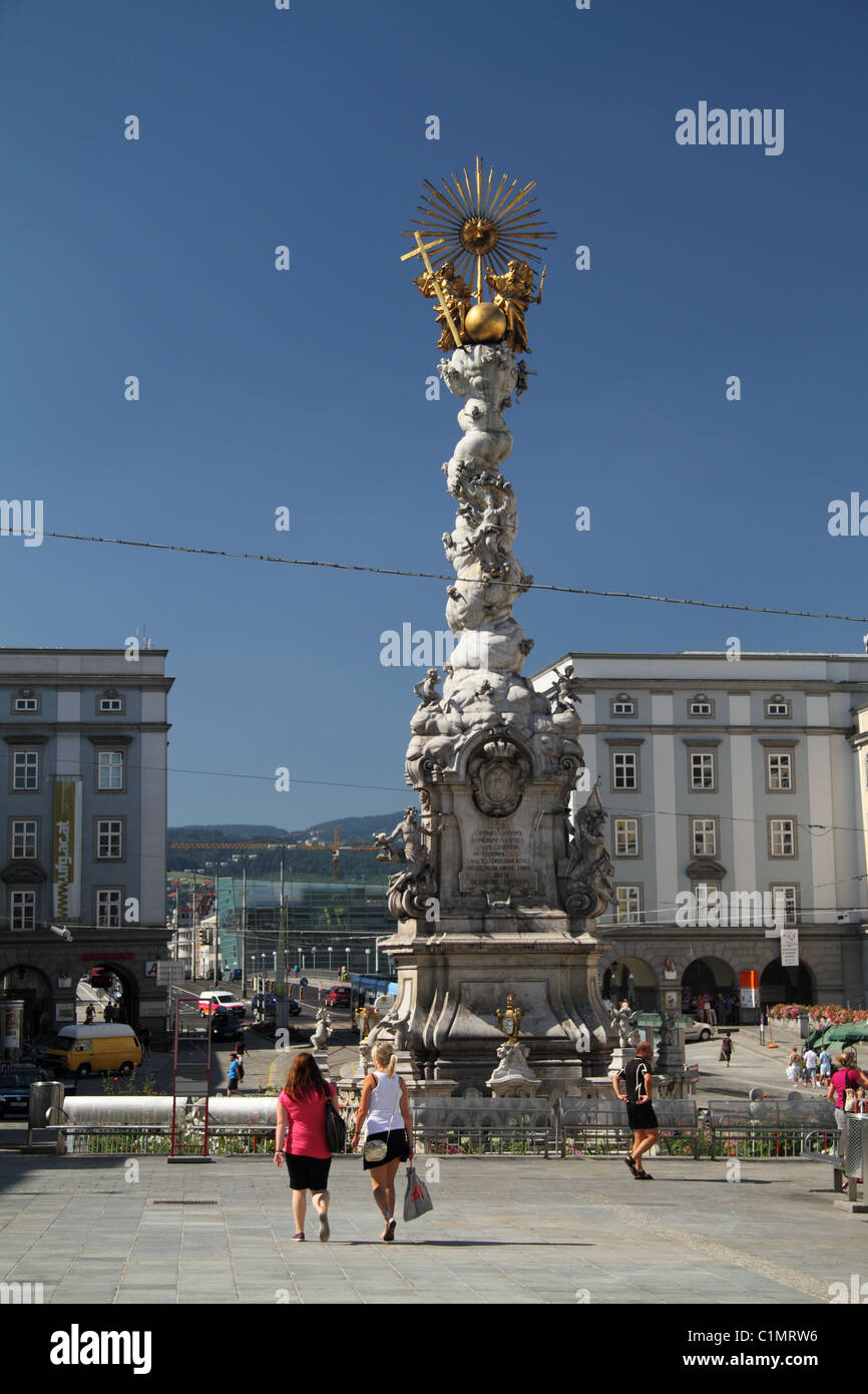 Dreifaltigkeitssaule linz hi-res stock photography and images - Alamy