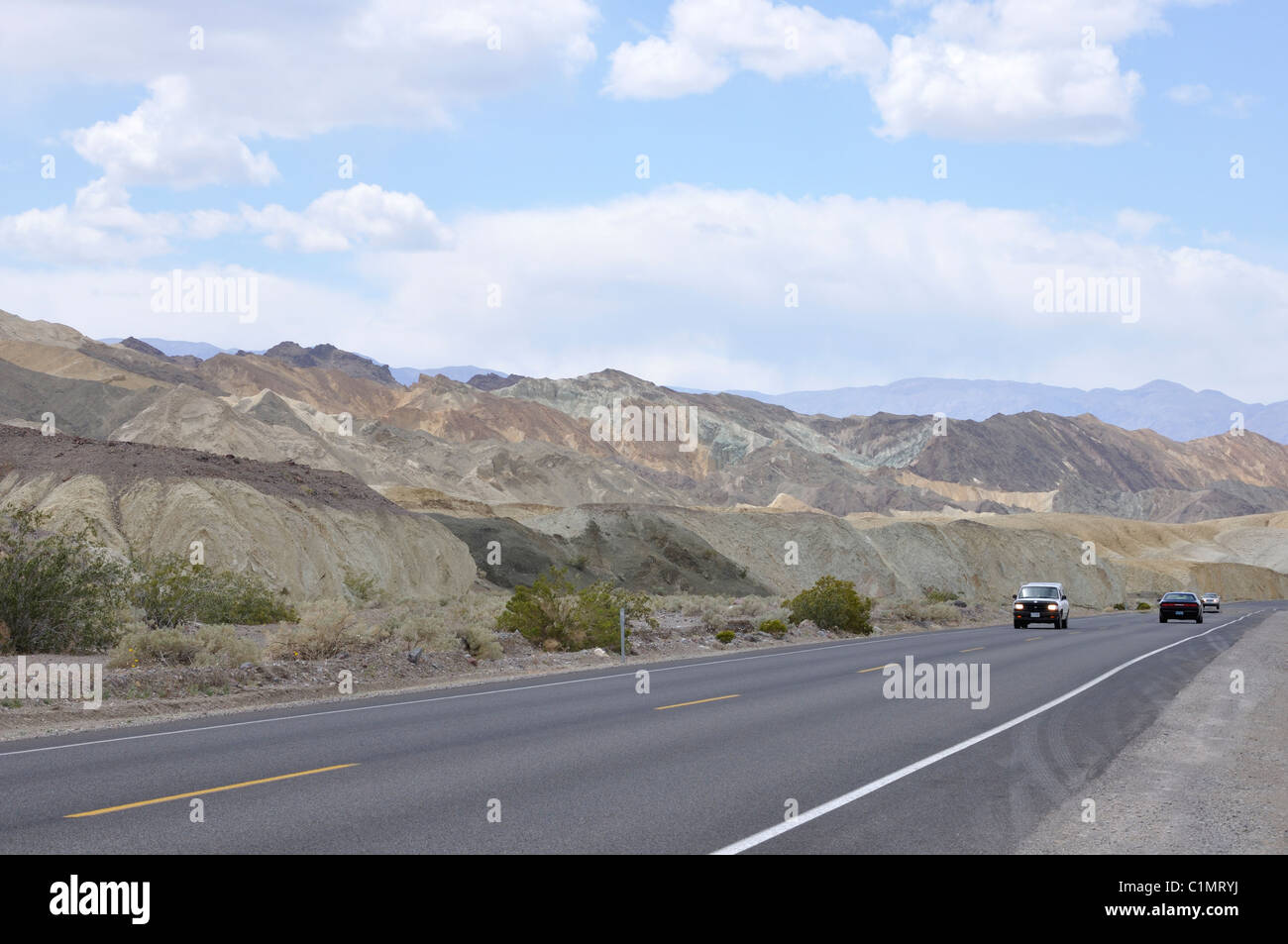Death valley road highway freeway scenic national park california hi ...