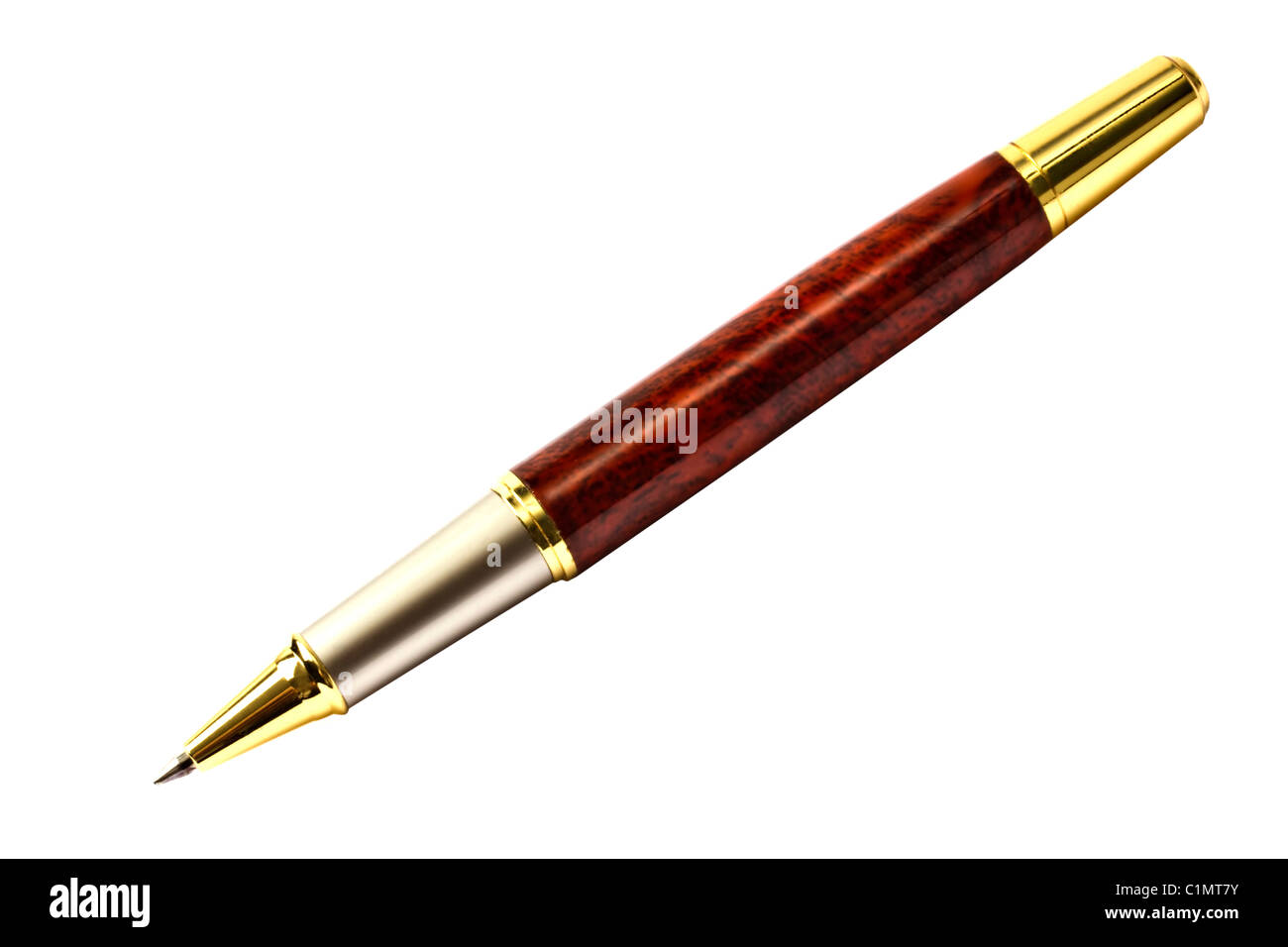 Ballpoint Pen Isolated On White background Stock Photo - Alamy
