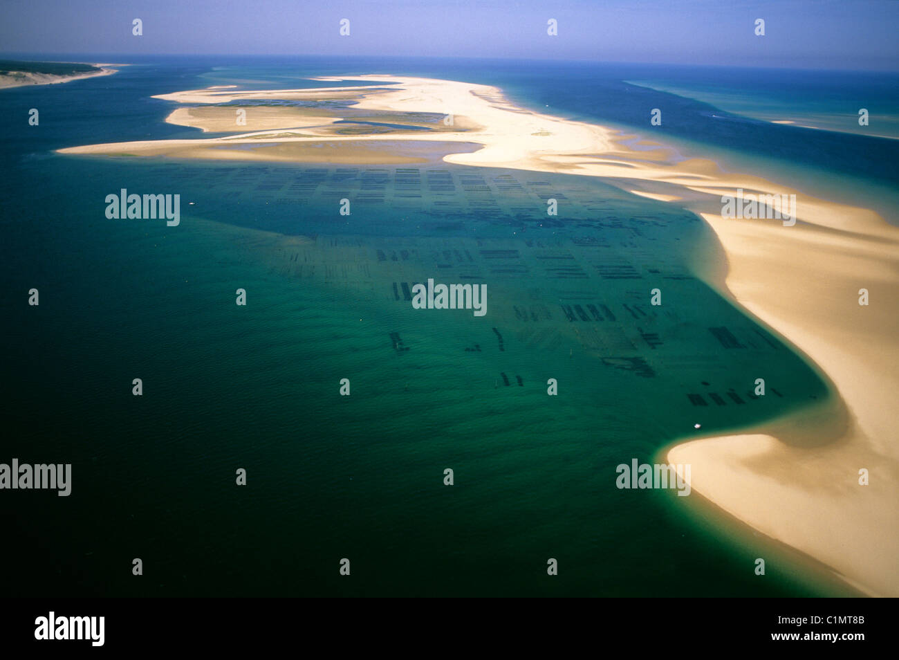 Bench of arguin aerial view hi-res stock photography and images - Alamy