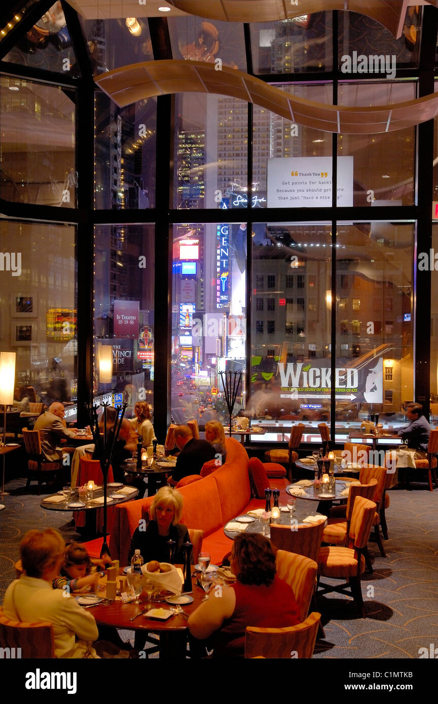 United States, New York City, Manhattan, the Novotel restaurant 'Nicole ...