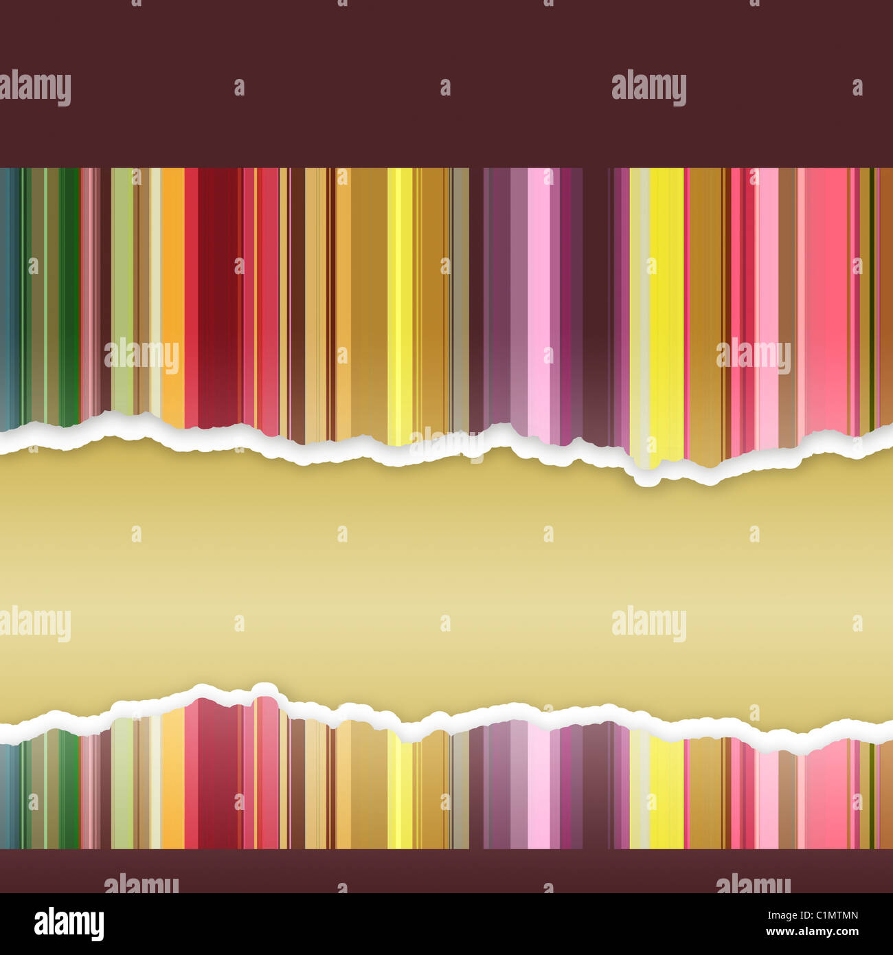 Abstract banner with stripes Stock Photo - Alamy