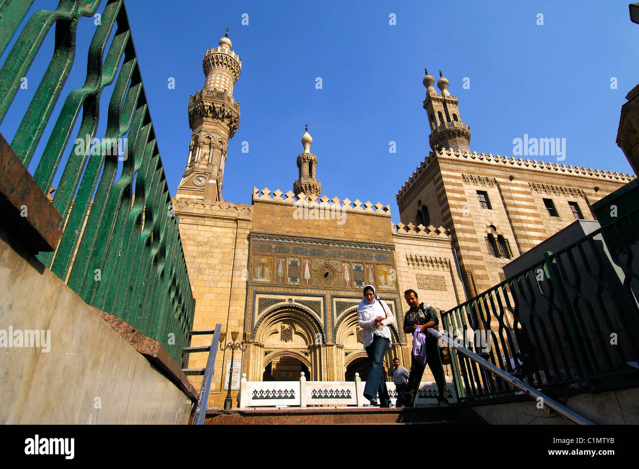 El azhar mosque main entry hi-res stock photography and images - Alamy