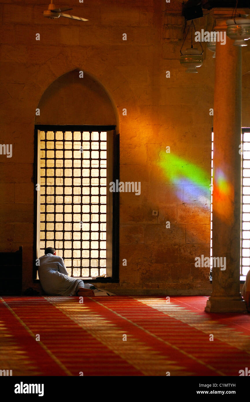 Egypt, Cairo, inside El-Azhar mosque Stock Photo - Alamy
