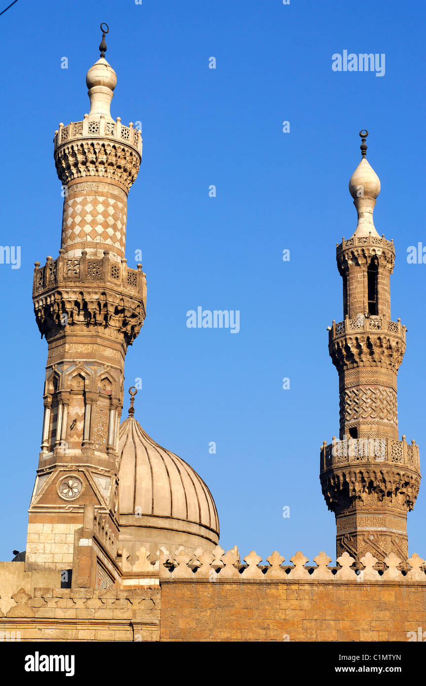 El Azhar Mosque Minarets High Resolution Stock Photography and Images ...