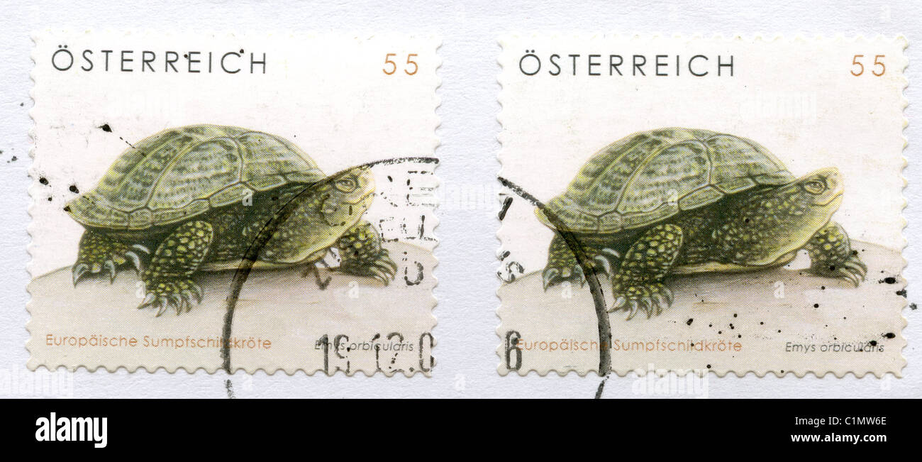 Austria postage stamps Stock Photo - Alamy