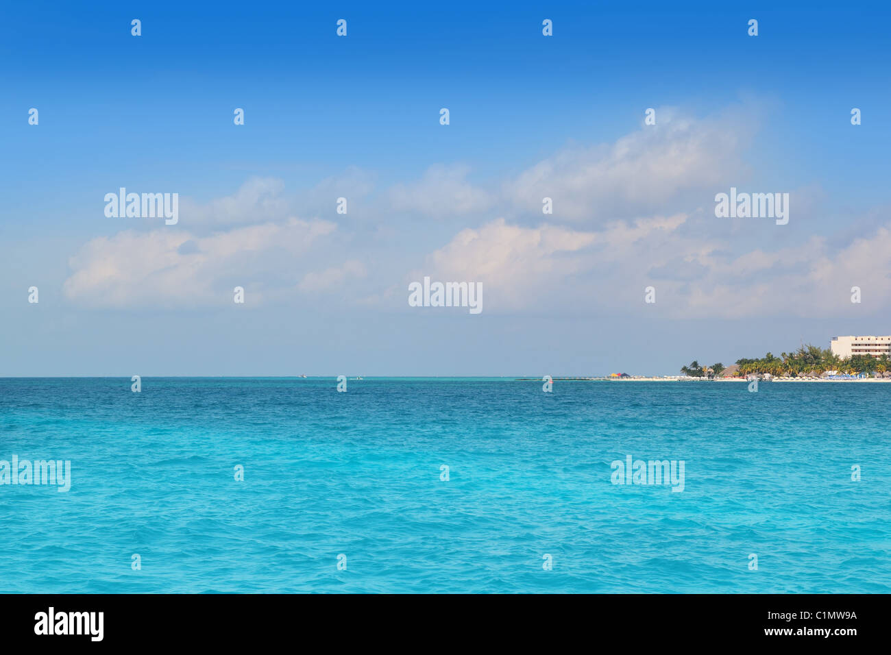 Isla Mujeres North beach Cancun Caribbean Mexico Mayan Riviera Stock ...
