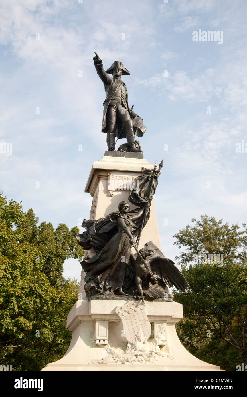Rochambeau washington hi-res stock photography and images - Alamy
