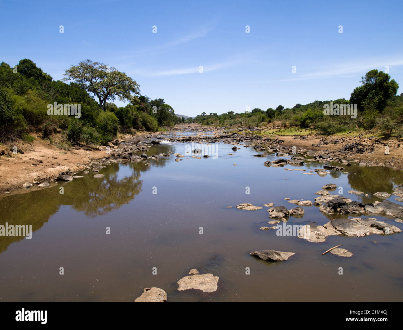 Mara river, Kenya, Africa Stock Photo - Alamy
